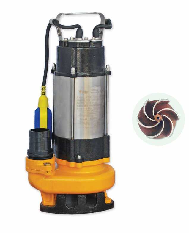 Water Sound V750F Kirli Su Aktarma, Vortex Fanlı Drenaj Dalgıç Pompa 11 ...